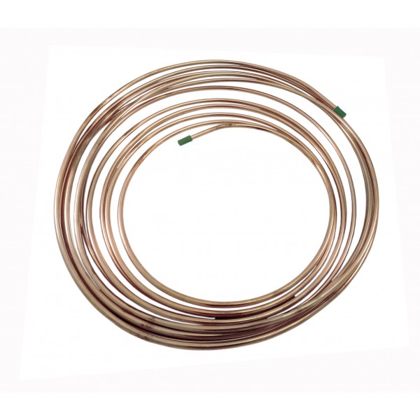 Kunifer Brake Pipe - 3/8? OD / 5/16? ID - 0.71mm Wall Thickness - Autogem