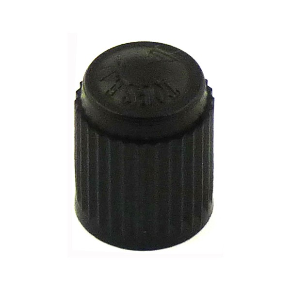 Plastic Valve Cap - Black - Autogem