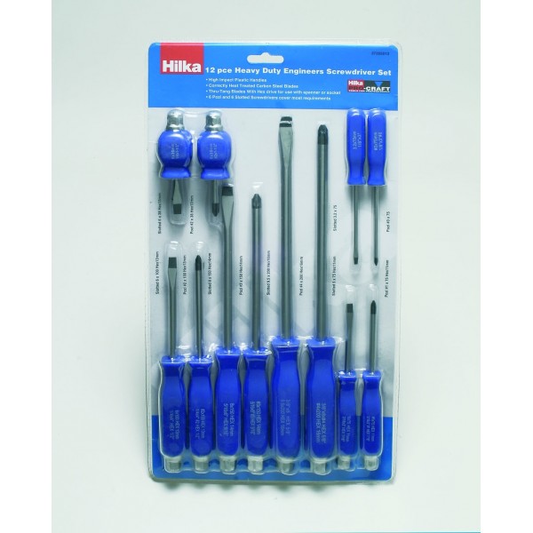 12pc Engineers Screwdriver Set - Autogem
