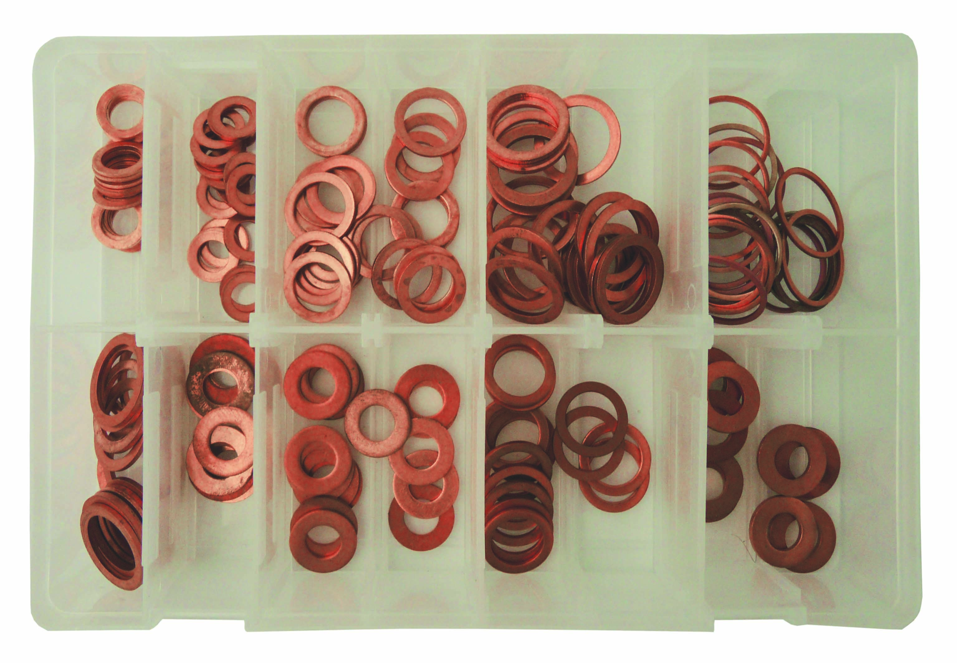 Assorted Copper Compression Washers - Autogem